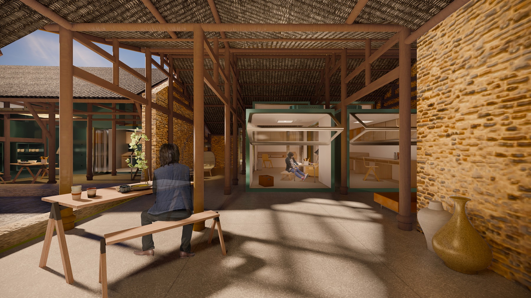 JINGDEZHEN HOUSE-IN-HOUSE PLUGINS / People's Architecture Office